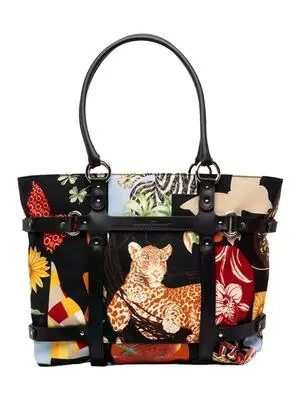 SALVATORE FERRAGAMO 2010-2026 Nylon Fiera Carnival Tote Bag
