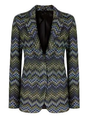 Missoni Viscose Blazer With Snake Motif - Multicoloured