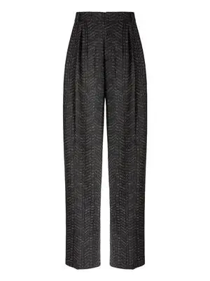 Missoni Wide-leg Pants - Grey& Silver
