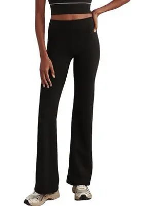 Varley Always High Waist Flare Leggings Black