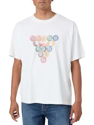 Guess Pool Ball Graphic Oversized T-shirt - G046-open