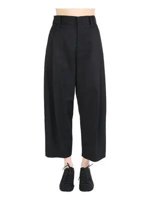 UMA WANG Belt-loop Casual Pants - Black