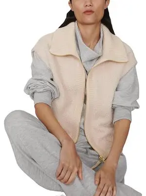 Varley Dominic Sherpa Gilet - Sandshell