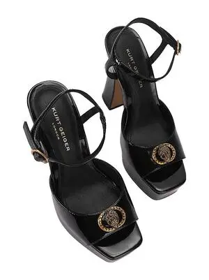 KURT GEIGER Chelsea Peep Toe Platform Sandals
