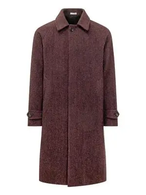 BRERAS Brushed Wool-blend Overcoat For Everyday Outerwear - 252