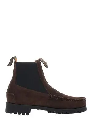 SEBAGO Calliope Suede Lug Ankle Boots For - Brown