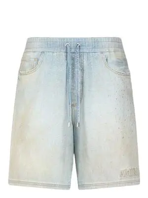 AMIRI Amiri Crystals Denim Shorts