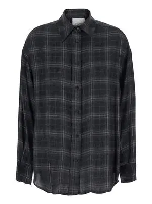 RAME Rame Women's Tech Fabric Button-Front Shirt With Straight Hem