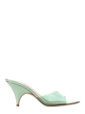 GIANVITO ROSSI Gianvito Rossi Sofia Flat Sandals In PVC With 8 Cm Heel