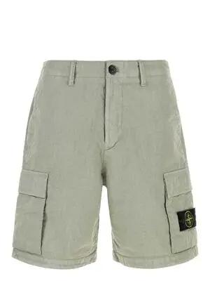 Stone Island Nylon Bermuda Shorts - Green