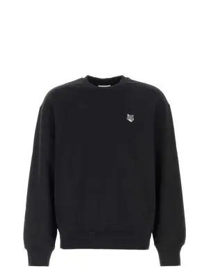 Maison Kitsuné Fox Head Comfort Sweatshirt - Black