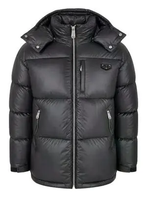 PHILIPP PLEIN Shiny Nylon Puffer Jacket