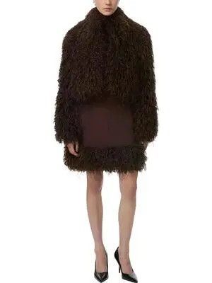 Apparis Ginette Faux-fur Jacket Brown
