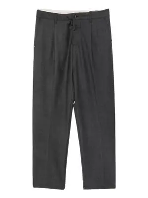 WHITE SAND Sammy Pleated Trousers - Grey
