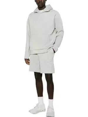 Calvin Klein Logo-embroidered Elasticated Shorts - Grey