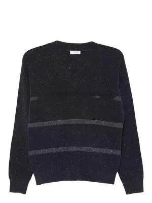 Peserico Sequin-embellished Striped Sweater - Blue