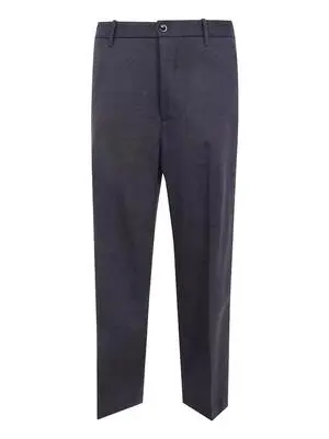 NINE:INTHE:MORNING Apollon Wide-leg Trousers - Brown
