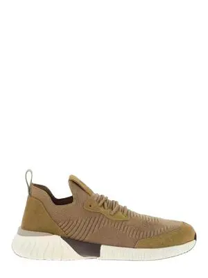 Boggi Milano Willow Trainers In Wool Blend - Brown