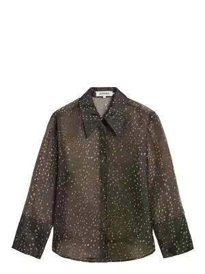 Apparis Tyra Organza Shirt - Brown