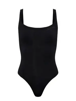 Moschino Logo-print Bodysuit - Black