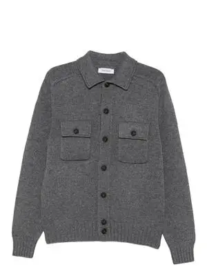 GRAN SASSO Button-up Pocket-detail Cardigan - Grey
