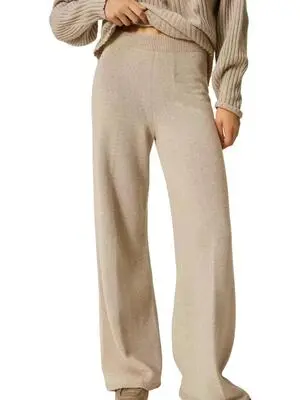 TWINSET Wool-blend Knit Palazzo Pants