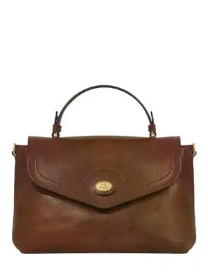THE BRIDGE Leather Tote Bag - Brown
