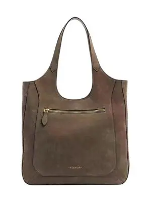 THE BRIDGE Leather Shoulder Bag - Brown