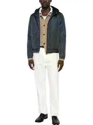 Aspesi Hooded Zip-up Jacket - Blue