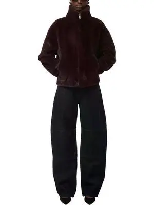 Apparis Brooks Faux-fur Jacket - Red