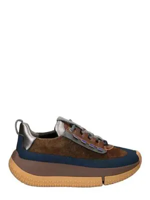 4CCCCEES Suede-panel Sneakers - Brown