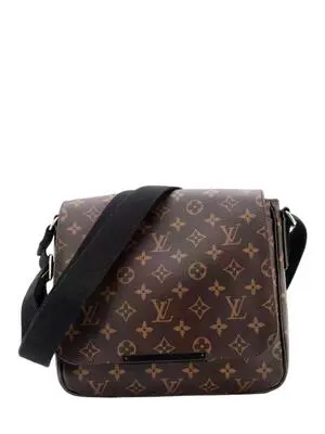 LOUIS VUITTON District Messenger Bag Macassar Monogram Canvas Pm Crossbody Bag - Brown