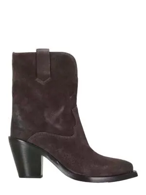Ash Jester Suede-finish Ankle Boots - Brown