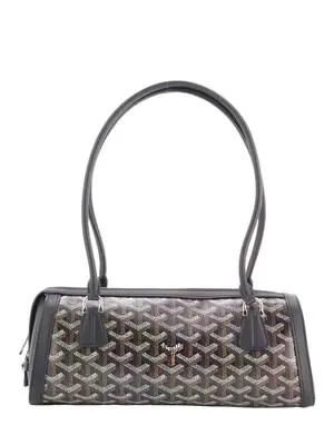 Goyard Bonbonnière Bag Coated Canvas Shoulder Bag - Black