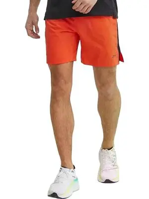 REEBOK Logo-print Panelled Shorts - Orange