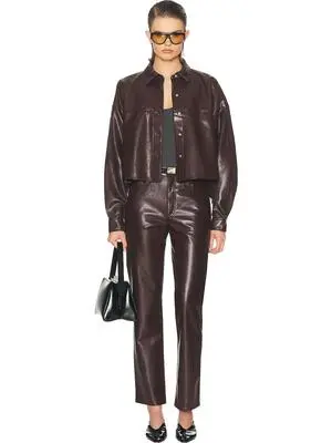 AGOLDE Agnes Shirt - Madera