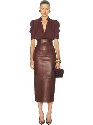 FRAME The Gillian Top - Currant