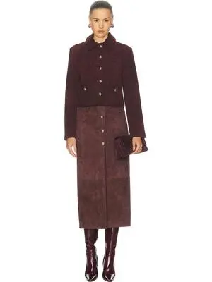 Altuzarra Astley Jacket - Deep Cherry