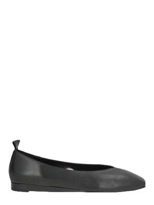 BIANCA DI Woman Ballet Flats Black Size 9 Leather