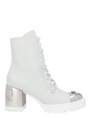 Casadei Ankle Boots Light Size Calfskin - Grey
