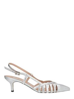 POLLINI Pumps Size Leather - Silver