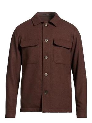 AT.P.CO At. P.co Jacket Chocolate Size Polyester, Viscose, Wool - Brown