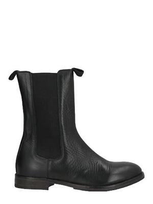 Moma Woman Ankle Boots Black Size 9 Leather Black