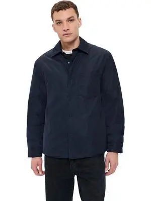 Officine Générale Heiko Padded Nylon Jacket - Navy