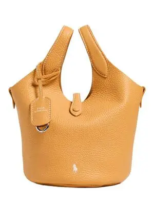 Polo Ralph Lauren Small Leather Poly Crossbody Bag - Mango
