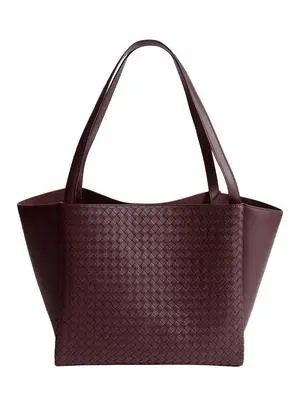 Bottega Veneta Large Leather Corso Tote Bag - Red