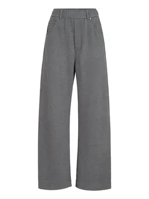 Brunello Cucinelli Cotton French Terry Trousers - Grey