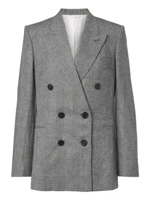Givenchy Prince Of Wales Check Wool Flannel Blazer - Grey