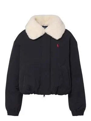 Polo Ralph Lauren Teddy-trimmed Blouson Jacket - Black