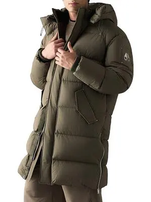 Moose Knuckles Everest Down Puffer Parka - Combat